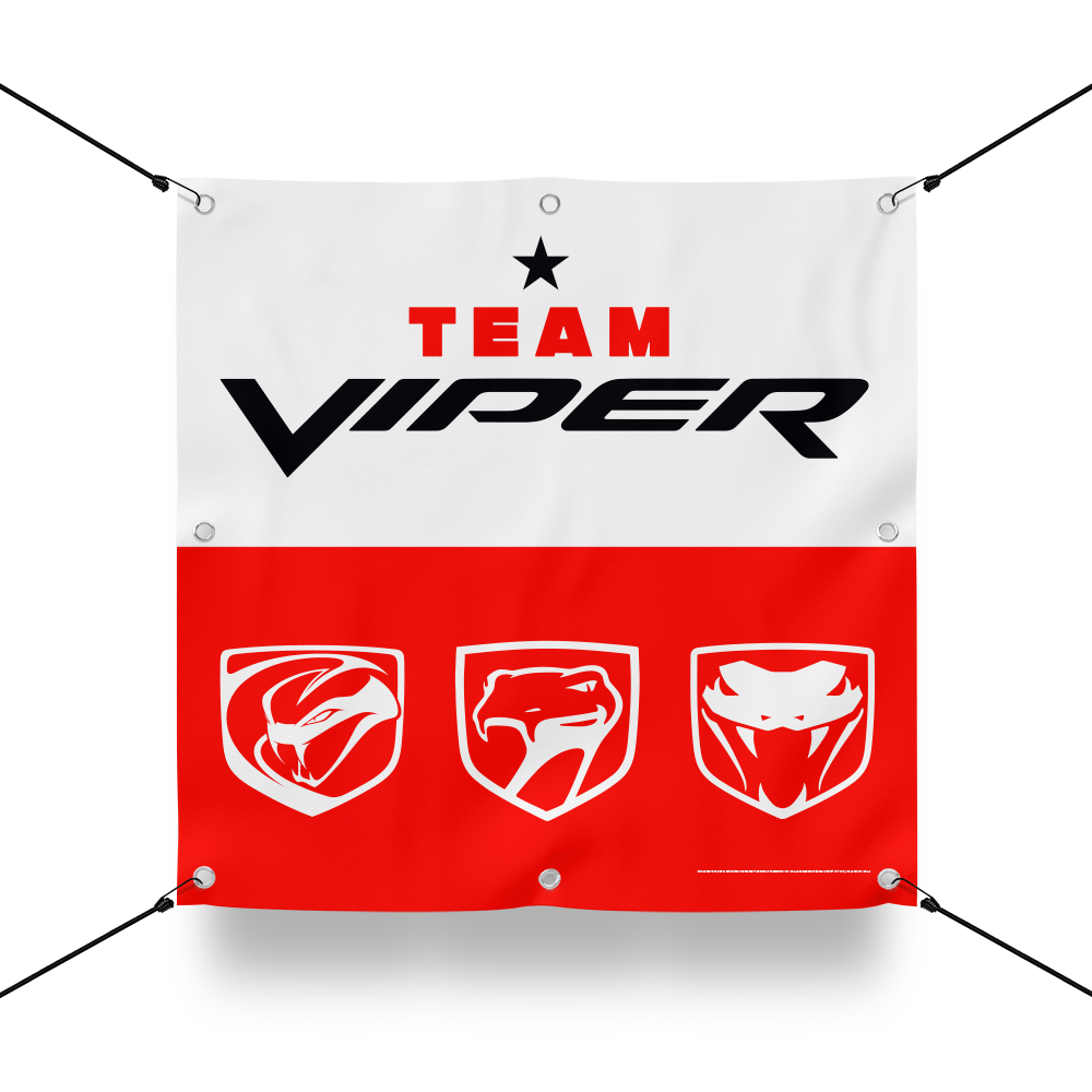 Banner - Team Viper - Square – Detroit Can Company