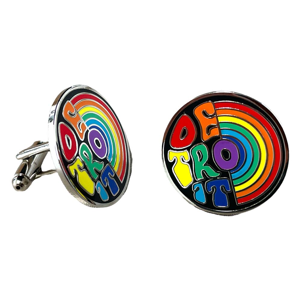 Cufflinks - Detroit Rainbow – Detroit Can Company