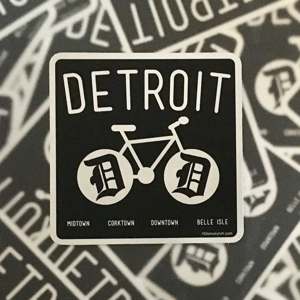 Sticker - Detroit Bike – Detroit Can Company