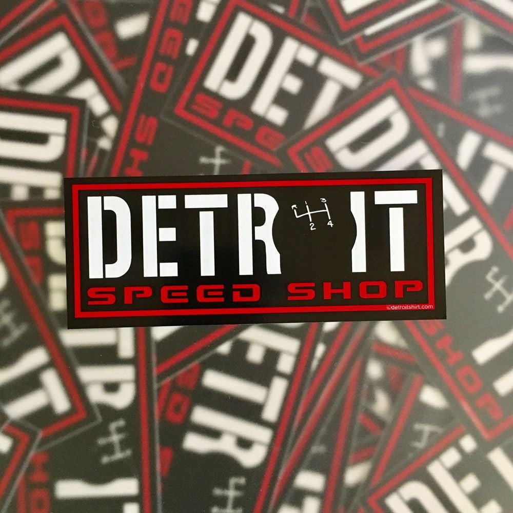 Sticker - Detroit Speed Shop Shifter – Detroit Can Company