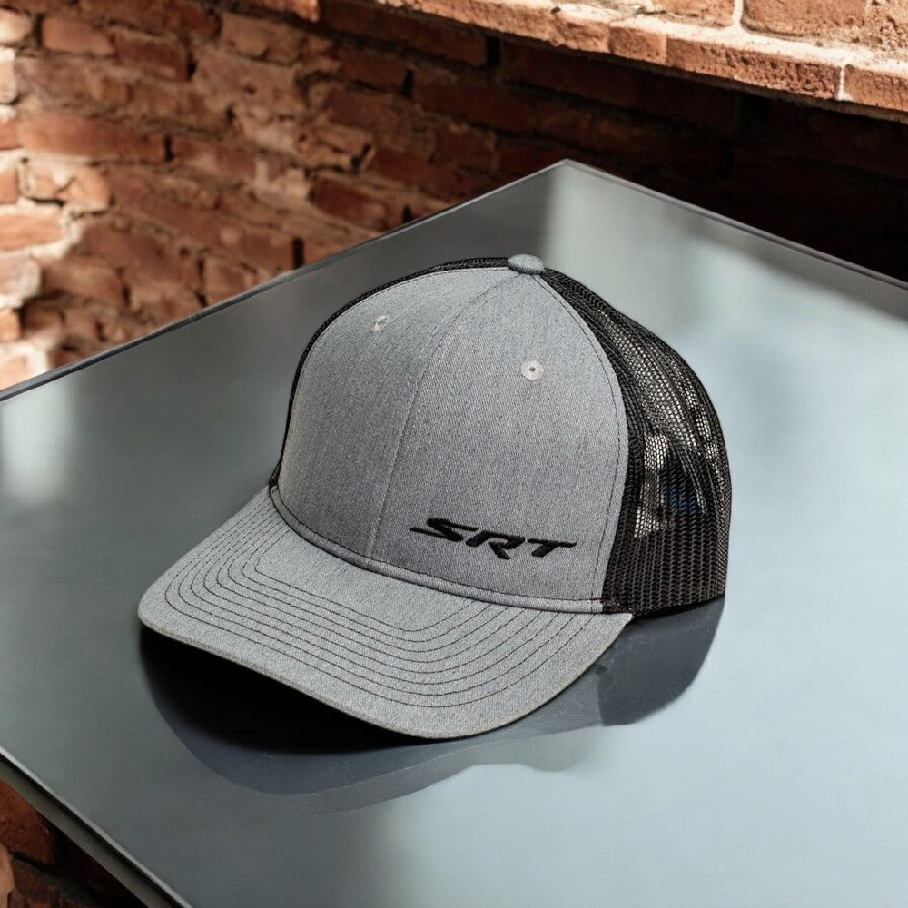 Hat - Dodge SRT SnapBack Trucker (Heather Grey/Black) – Detroit Can Company