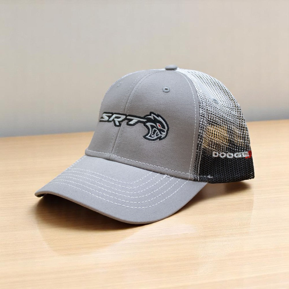 Hat - Dodge SRT Hellcat Redeye Gravel SnapBack Trucker - Black/Grey/Wh ...