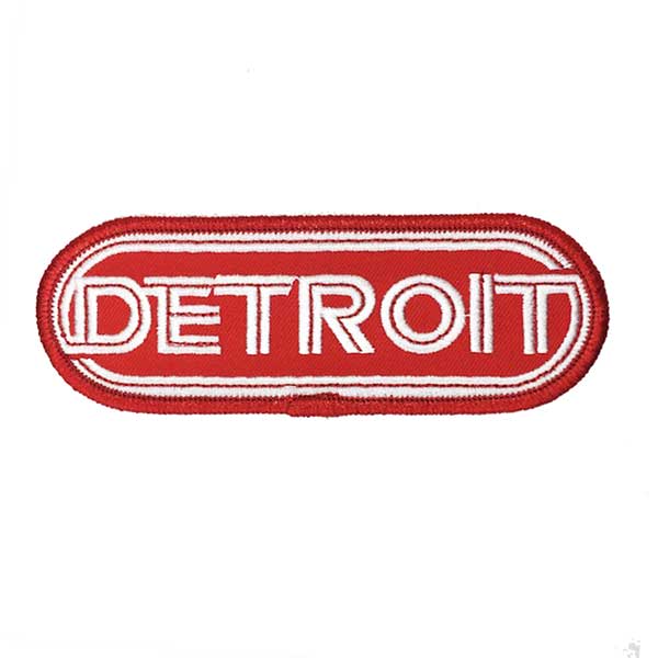 Patch - Detroit Wrap Red – Detroit Can Company