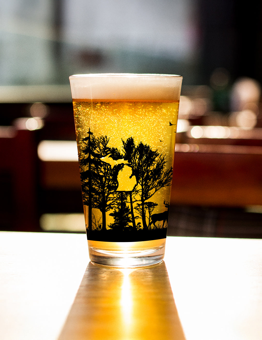 Michigan Forest - Pint Glass – Detroit Can Company