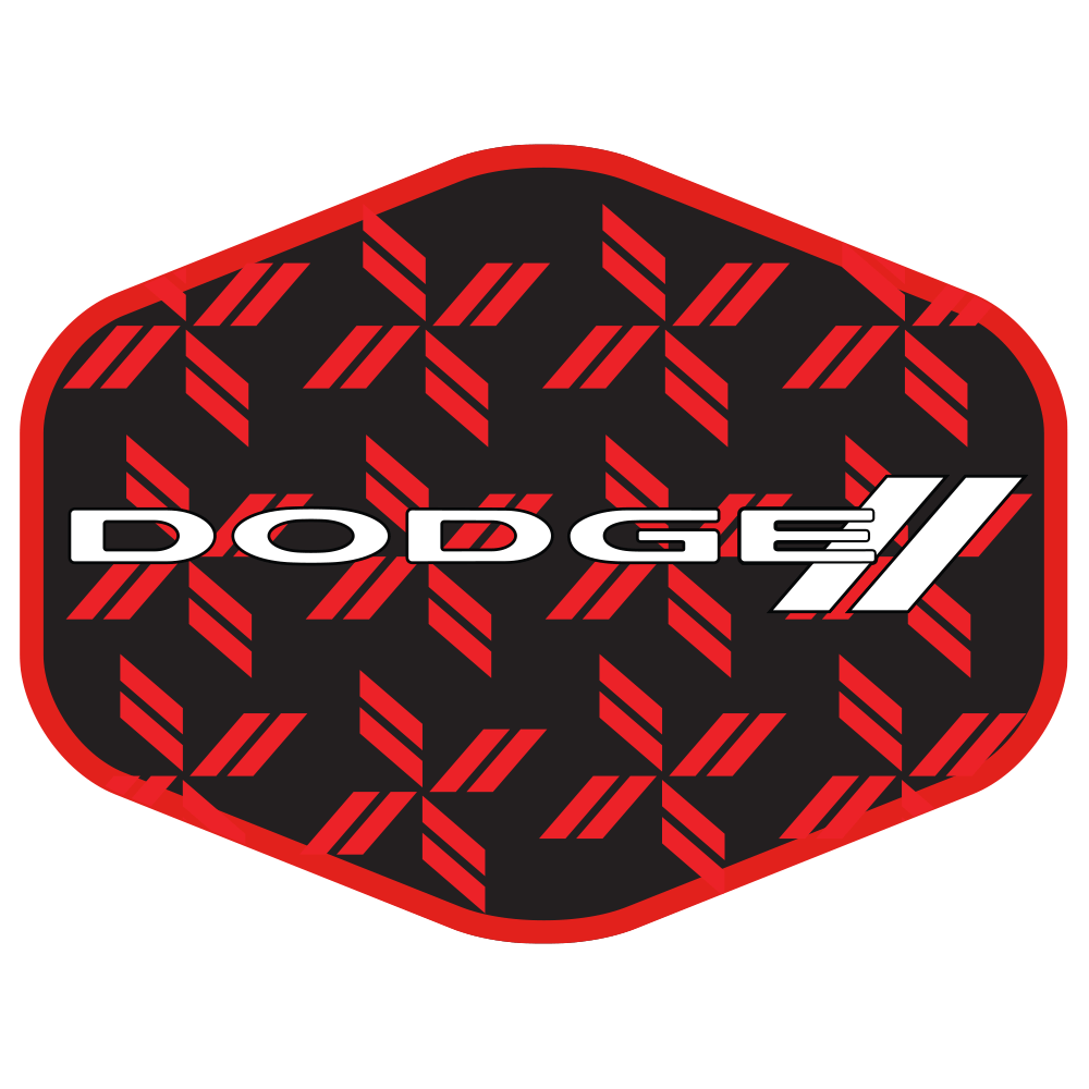 Sticker - Dodge Rhombus Hex – Detroit Can Company