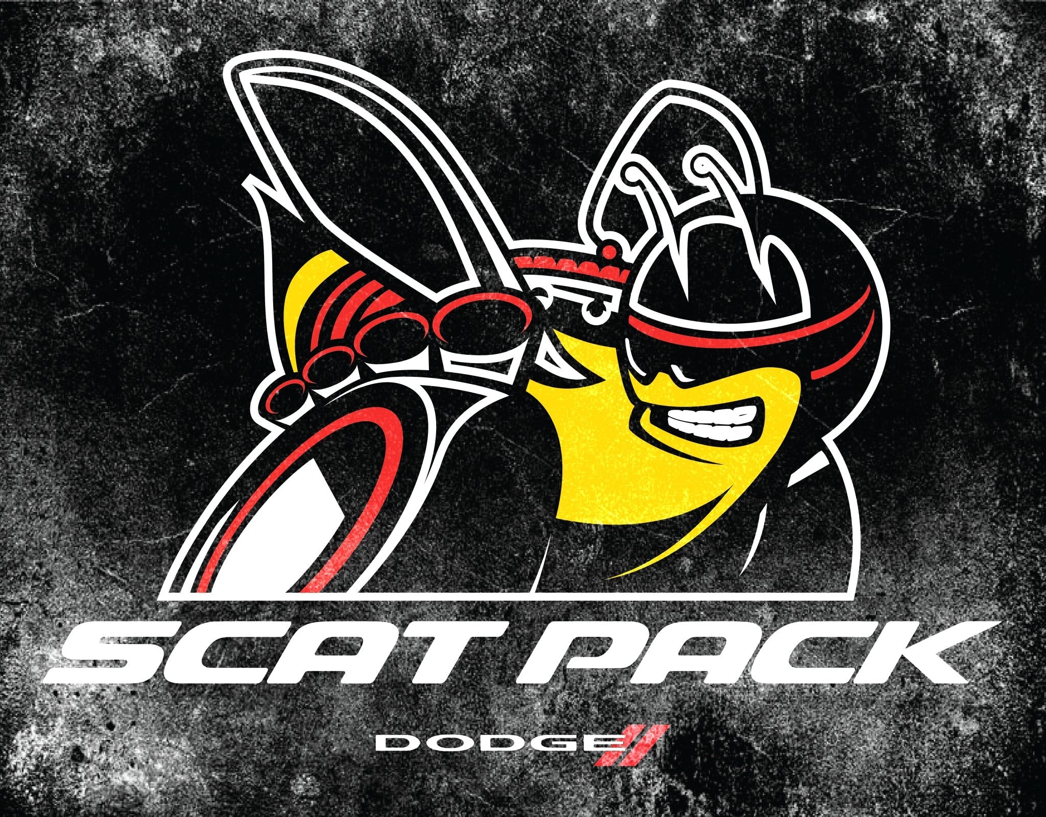 Metal Sign - Dodge Scat Pack – Detroit Can Company