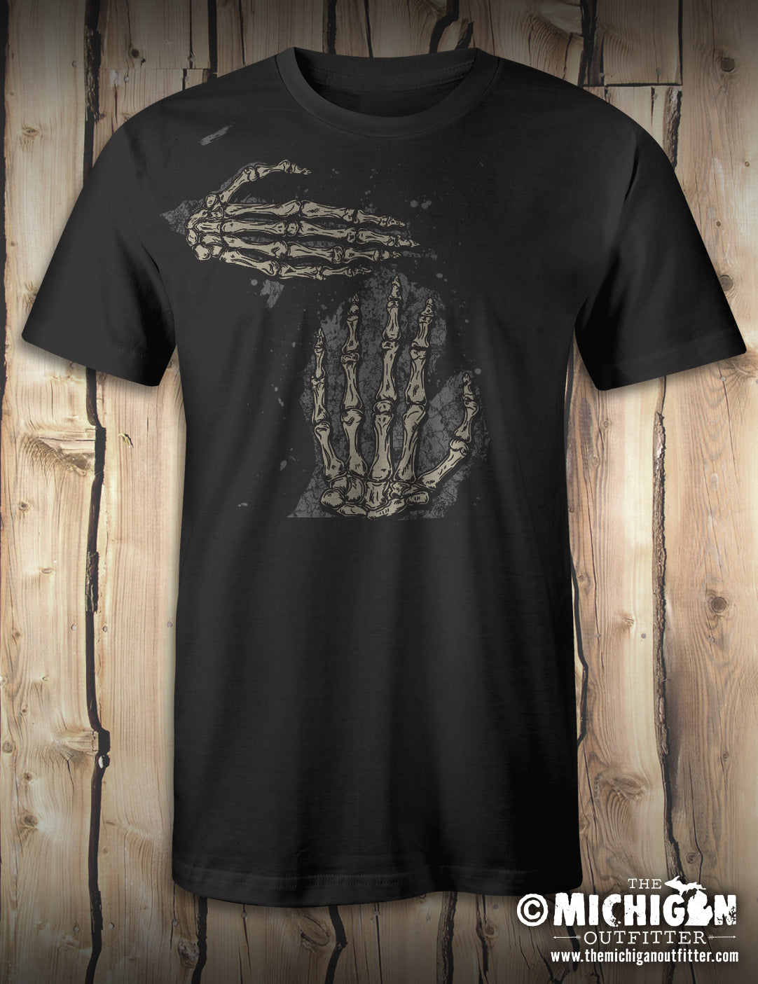 Skeleton Hand - Vintage Black – Detroit Can Company