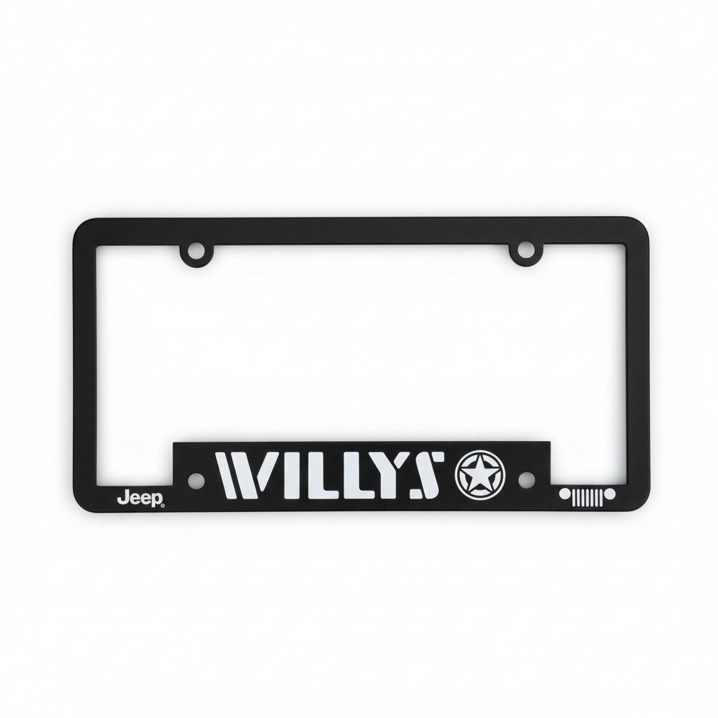 License Plate Frame - Jeep Willys – Detroit Can Company